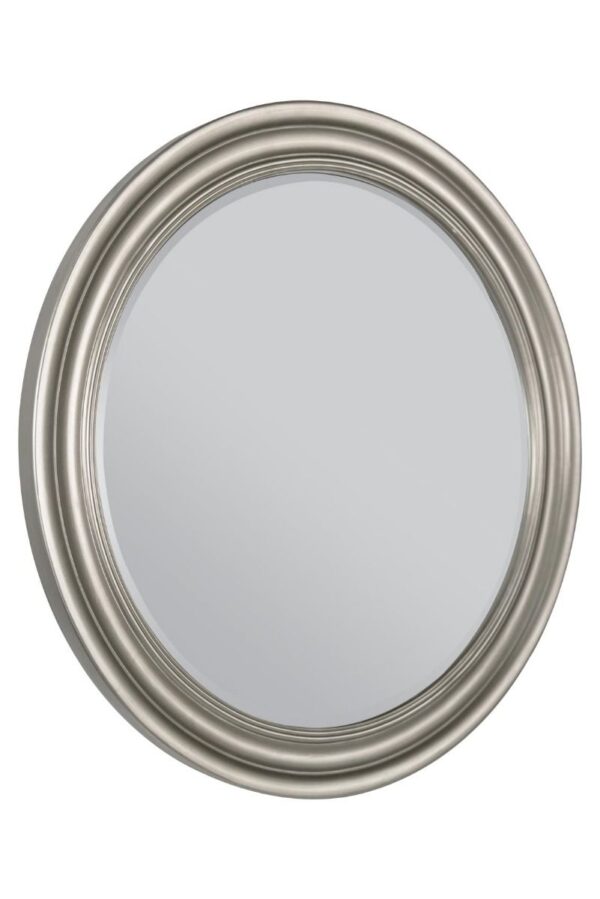 Round Silver Wall Mirror – 96 cm | The Mirror Man