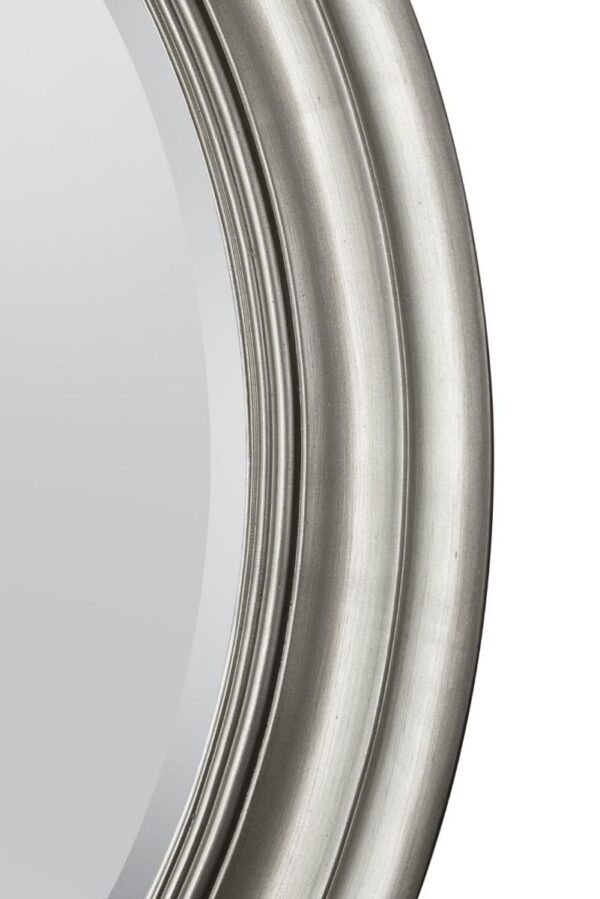 Round Silver Wall Mirror – 96 cm | The Mirror Man